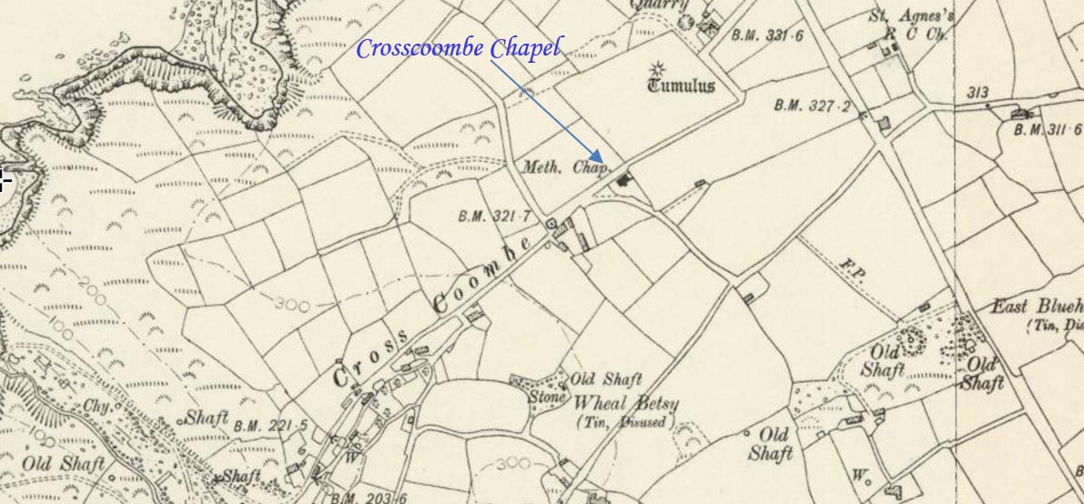 Mapping Methodism – Crosscoombe Primitive Methodist Chapel – Cornish Story