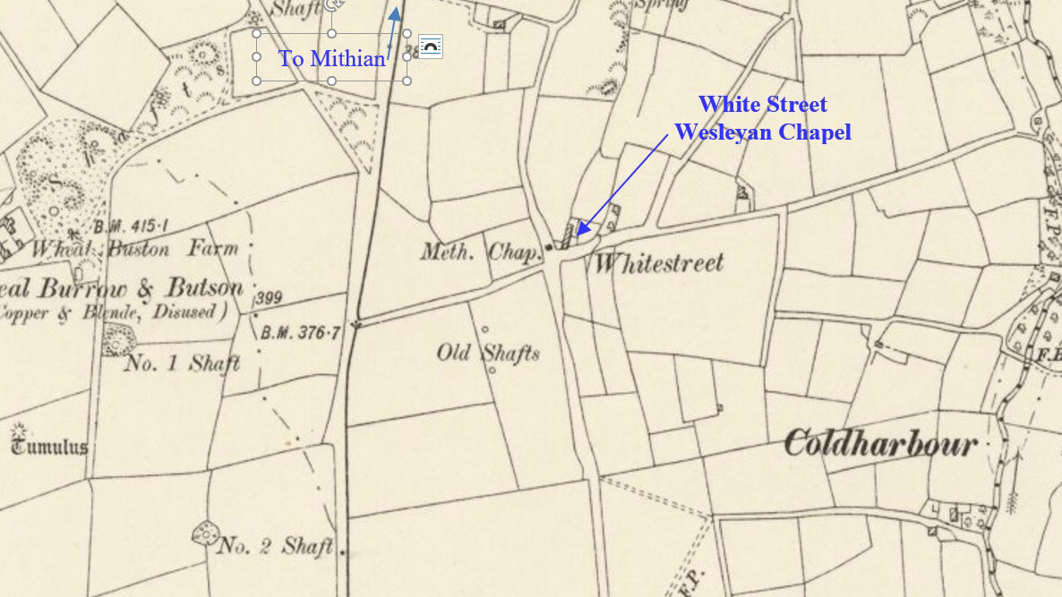 Mapping Methodism – Whitestreet Wesleyan Chapel – Cornish Story