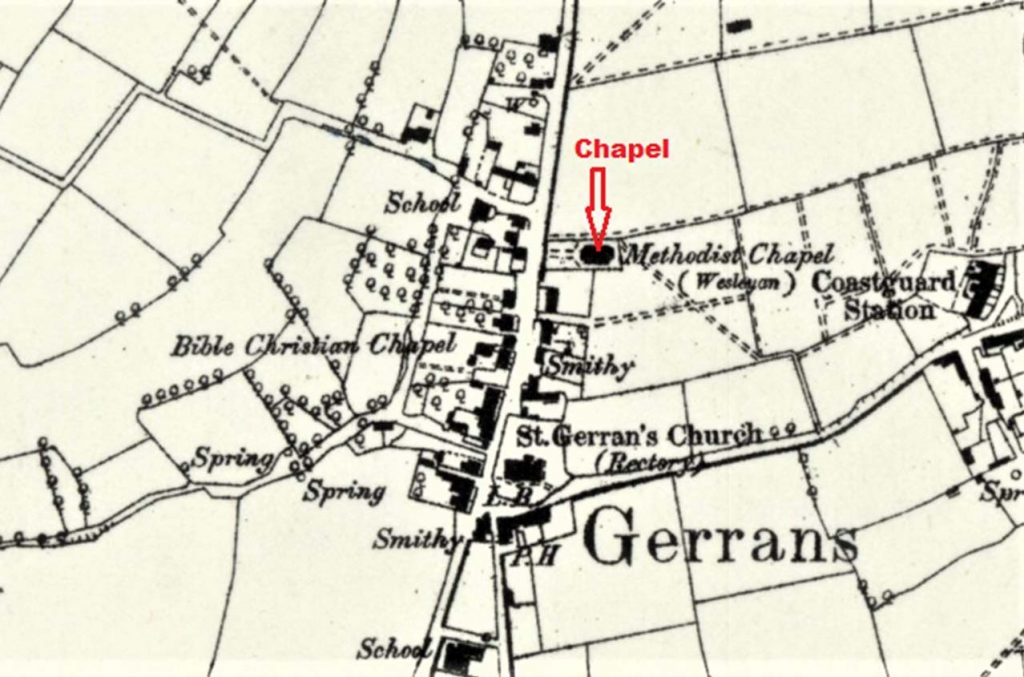 Mapping Methodism – Gerrans Wesleyan Chapels – Cornish Story