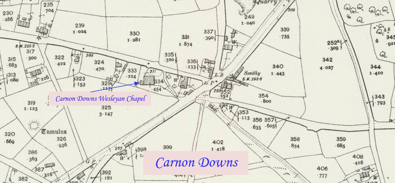 Mapping Methodism – Carnon Downs Wesleyan Chapel – Cornish Story