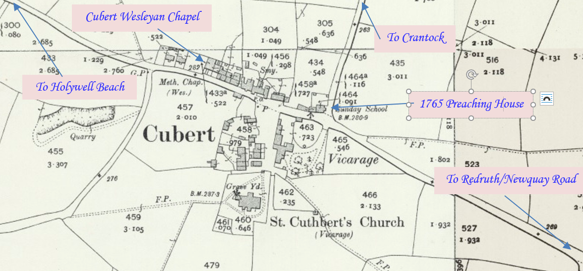 Mapping Methodism – Cubert Wesleyan Chapel – Cornish Story