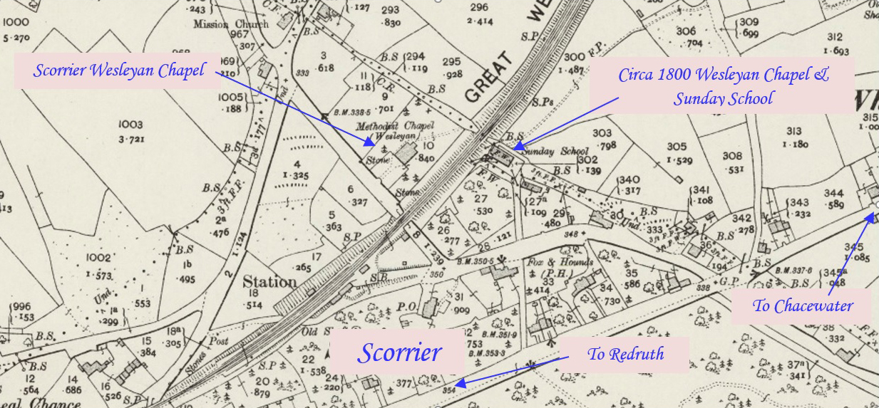 Mapping Methodism – Scorrier Wesleyan Chapel – Cornish Story