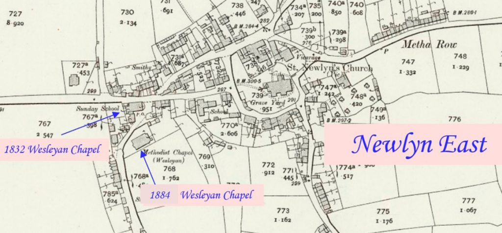 Mapping Methodism – St Newlyn East Wesleyan Chapel – Cornish Story
