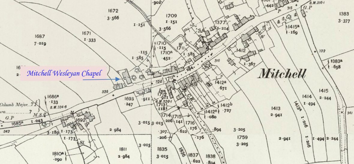 Mapping Methodism – Mitchell Wesleyan Chapel – Cornish Story