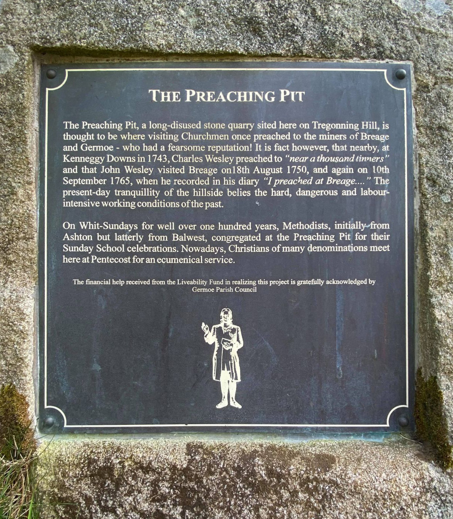 Mapping Methodism – Tregonning Hill Preaching Pit – Cornish Story