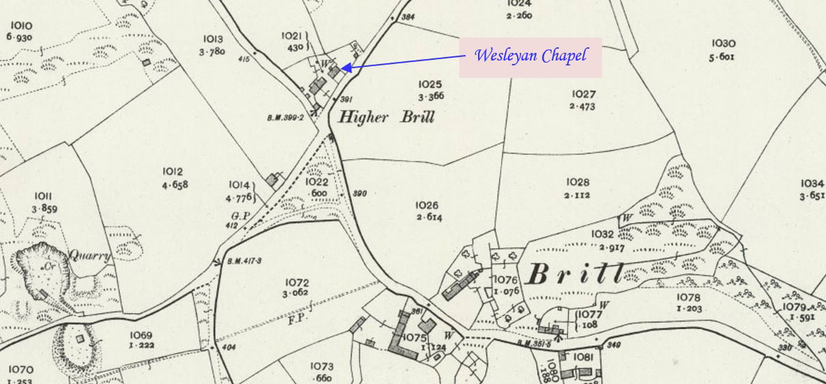 Mapping Methodism – Brill Wesleyan Chapel – Cornish Story