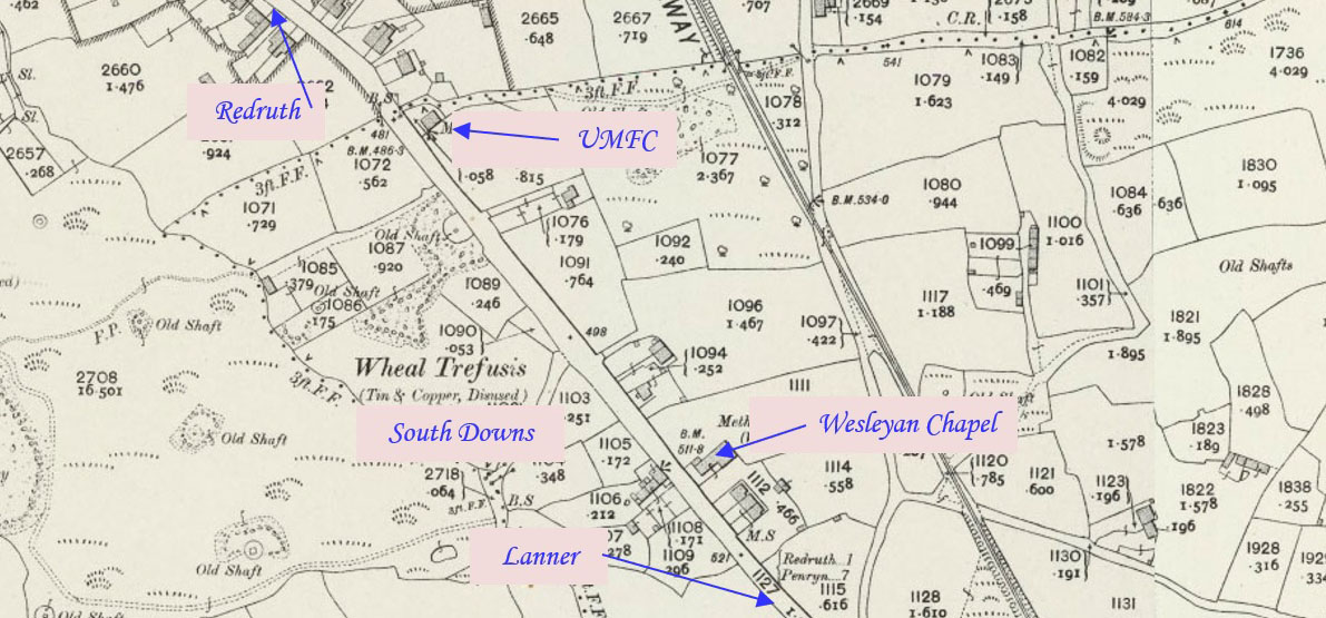 Mapping Methodism – Redruth South Downs Road UMFC – Cornish Story