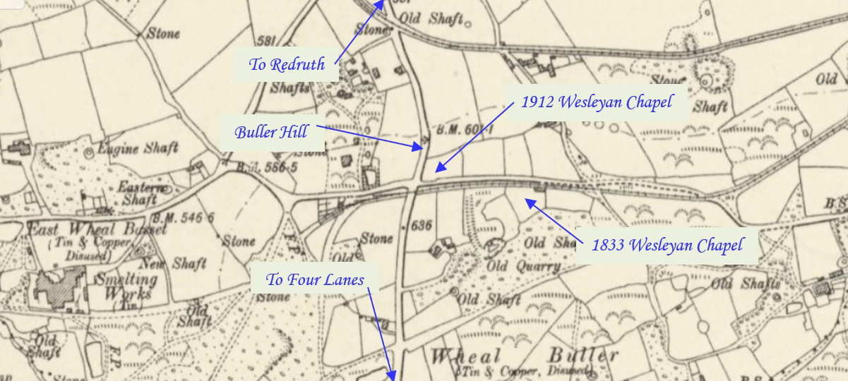 Mapping Methodism – Wheal Buller Wesleyan Chapel – Cornish Story