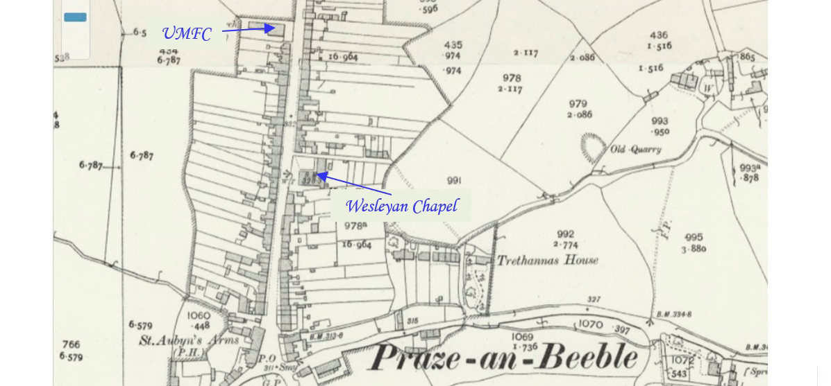 Mapping Methodism – Praze-an-Beeble Wesleyan Chapel – Cornish Story
