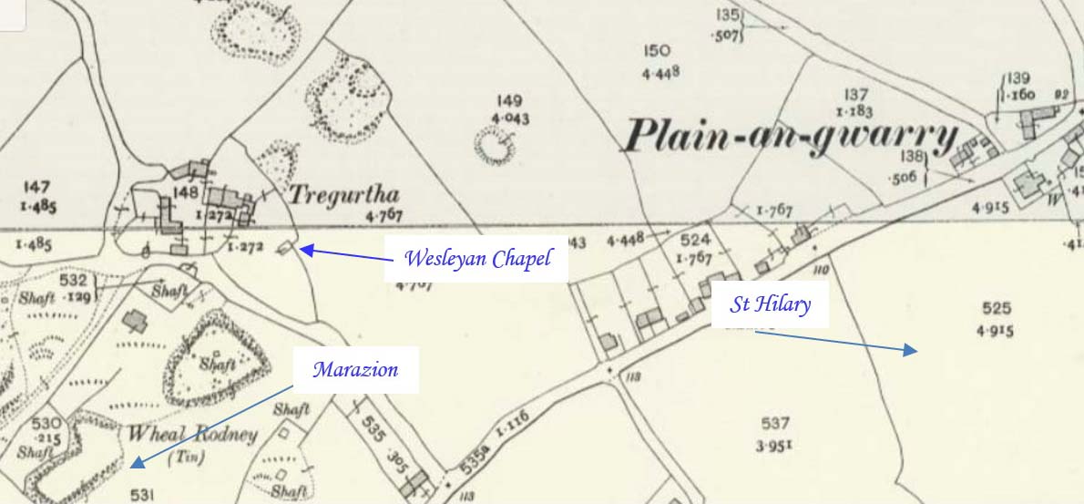 Mapping Methodism – Tregurtha Wesleyan Chapel – Cornish Story