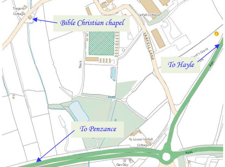 Mapping Methodism – Tregarthen (Batreva) Bible Christian Chapel (Near ...