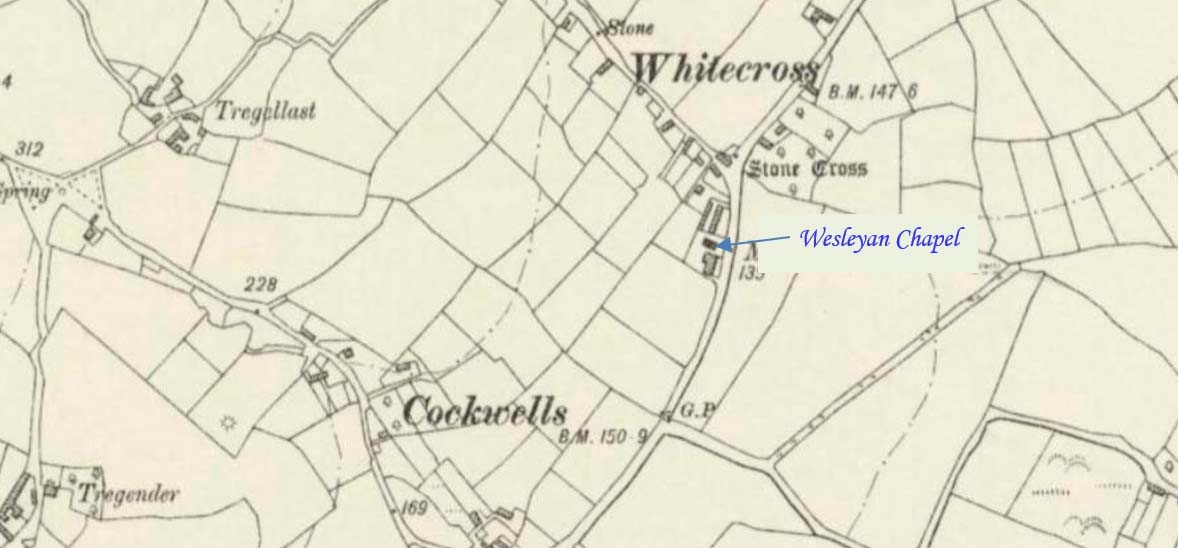 Mapping Methodism – White Cross Wesleyan Chapel – Cornish Story