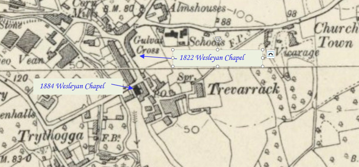 Mapping Methodism – Gulval Wesleyan Chapel (also known as Trevarrack ...