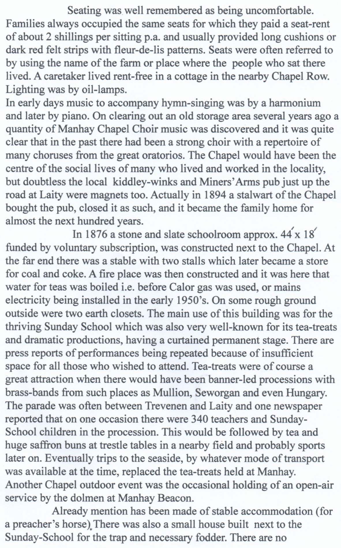 Mapping Methodism – Manhay Wesleyan Chapel – Cornish Story