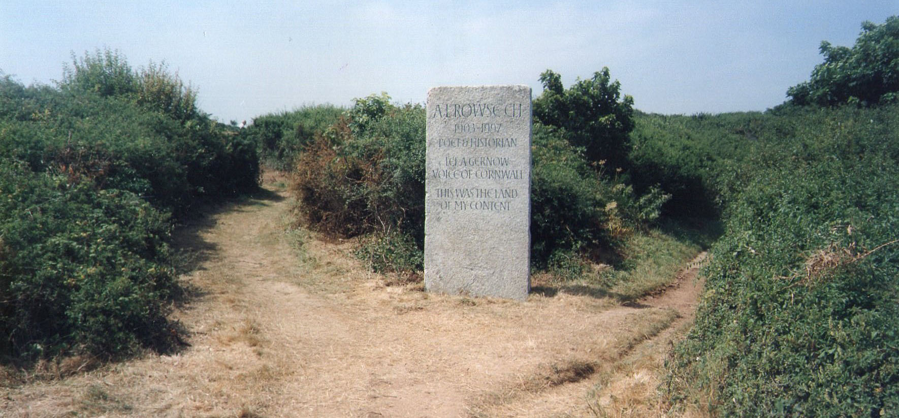 The A L Rowse Memorial at Black Head, Cornwall – Cornish Story