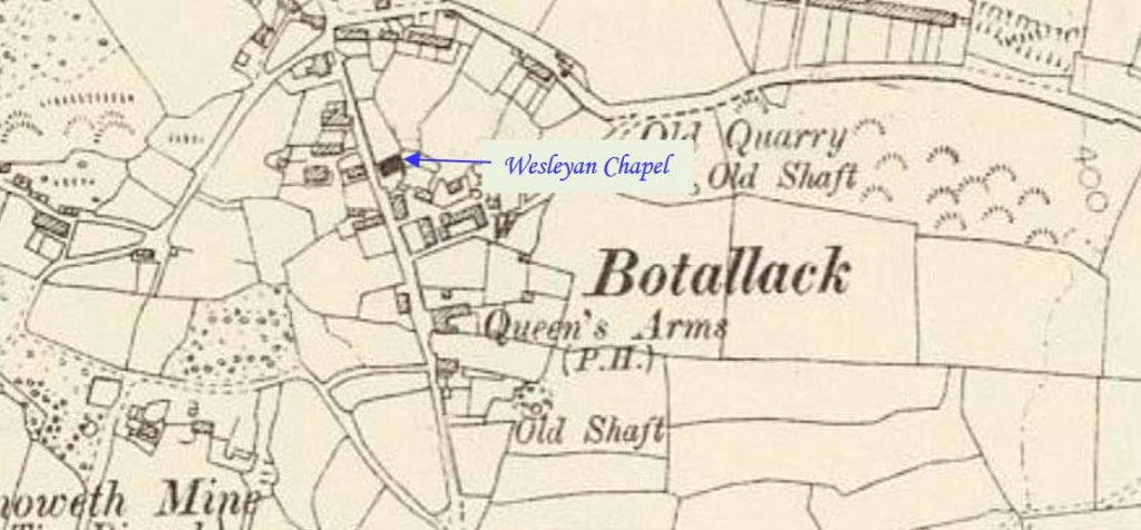 Mapping Methodism – Botallack Wesleyan Chapel – Cornish Story