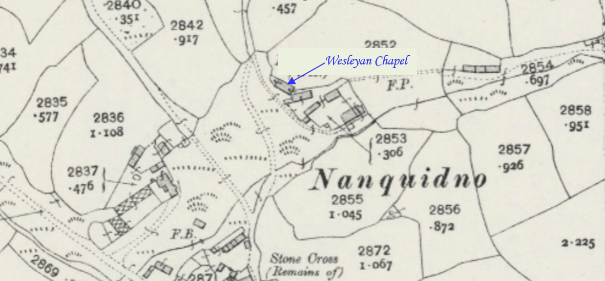 Mapping Methodism – Nanquidno Wesleyan Chapel – Cornish Story