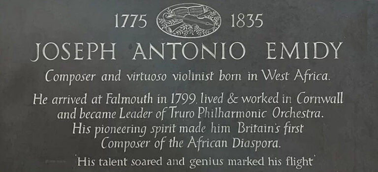Joseph Antonia Emidy – Cornish Story