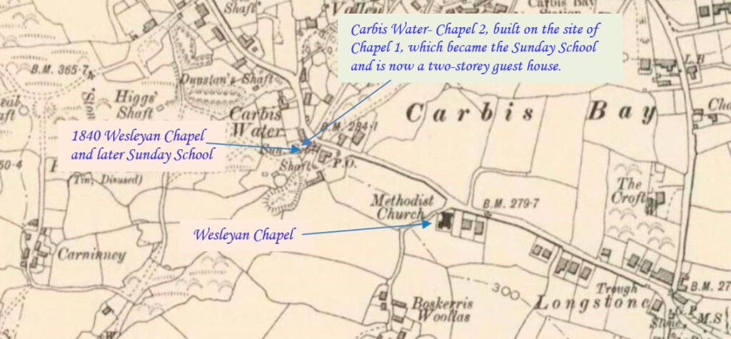 Mapping Methodism -Carbis Water Wesleyan / Carbis Bay Wesleyan ...