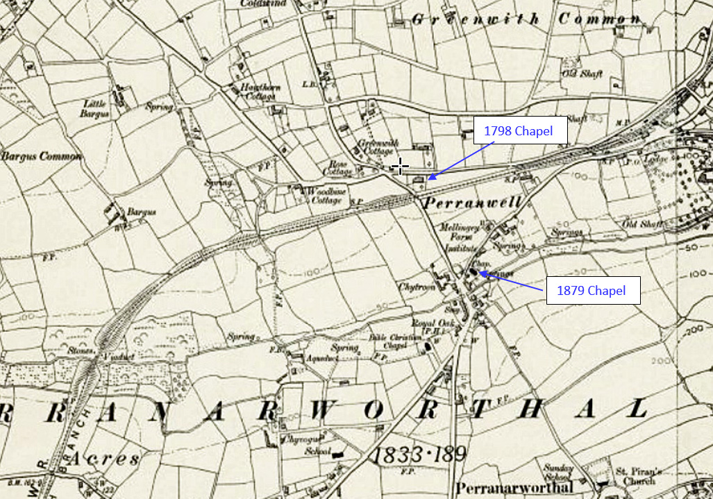 Mapping Methodism – Perranwell Station Wesleyan Chapel – Cornish Story